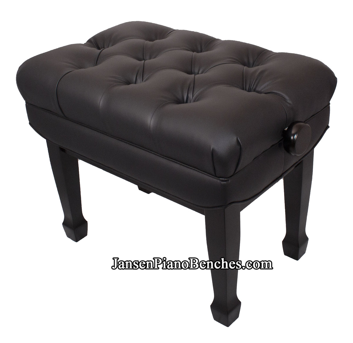 Black High Polish Concert Artist Bench - Open Box – Jansen Piano Benches