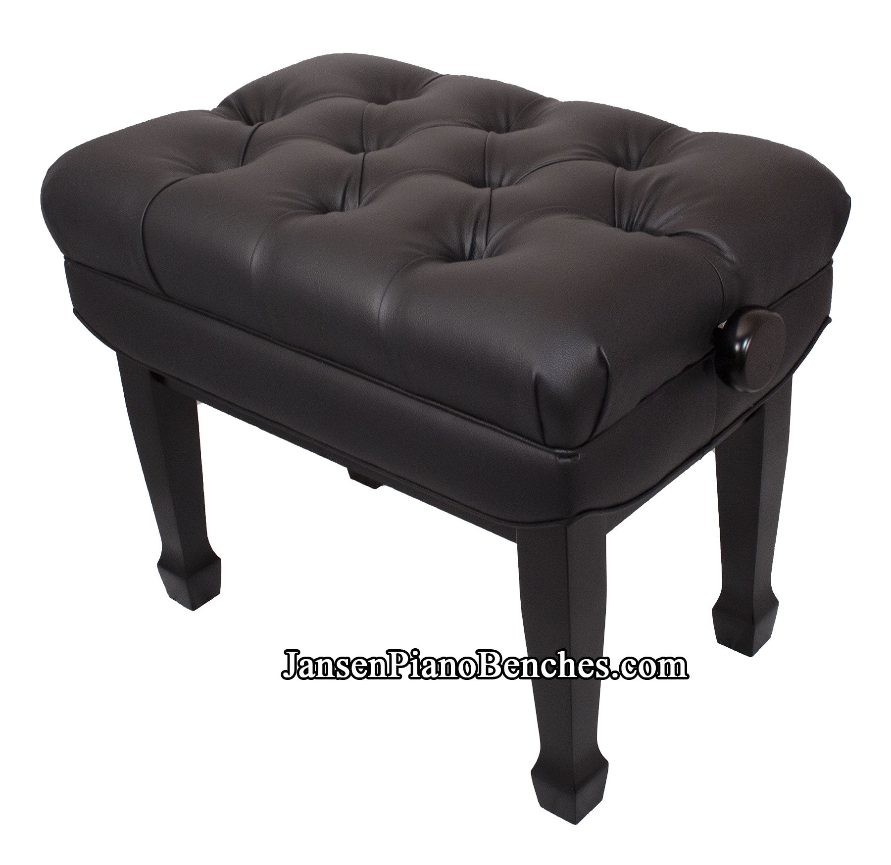 Black High Polish Concert Artist Bench - Open Box – Jansen Piano Benches