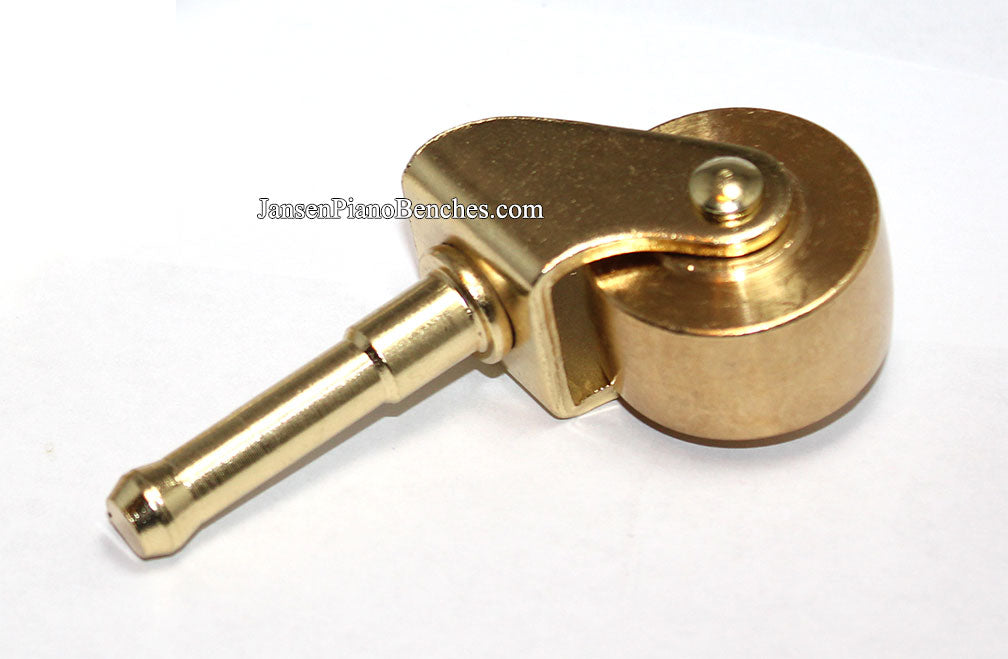 Spinet Piano Wheels Brass – Jansen Piano Benches
